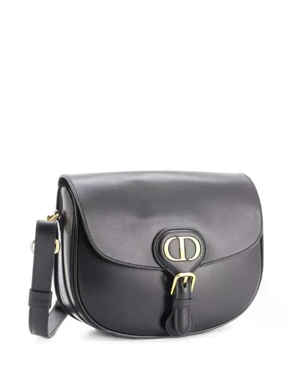 Dior Bobby Flap Bag Leather Medium Crossbody Bag