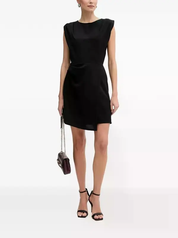 MORGAN Draped Sleeveless Mini Dress