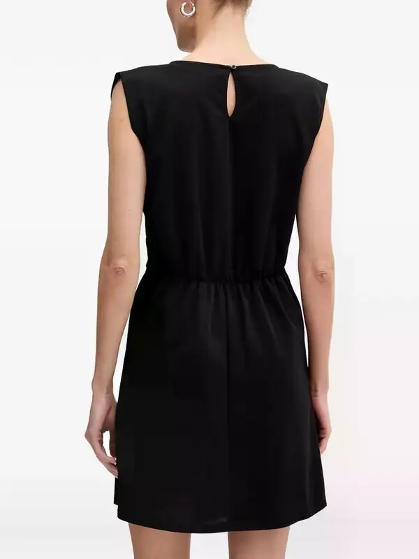 MORGAN Draped Sleeveless Mini Dress
