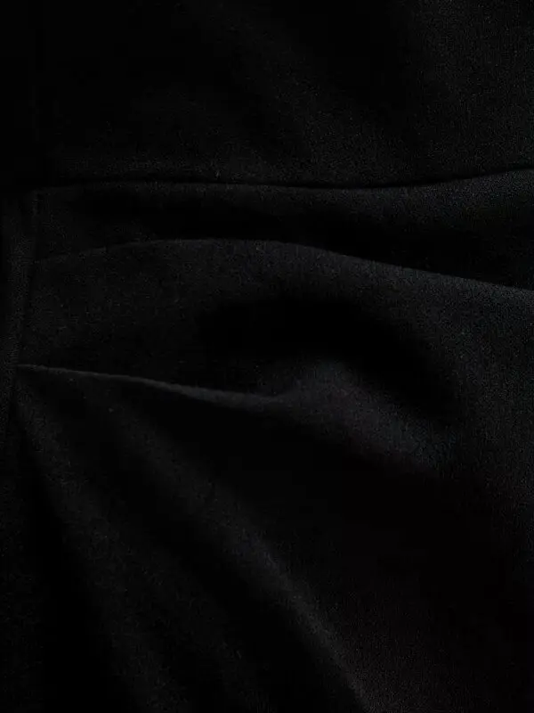 MORGAN Draped Sleeveless Mini Dress