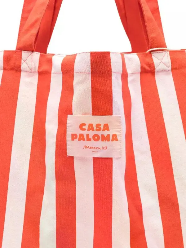 MAISON123 Casa Paloma Striped Tote Bag