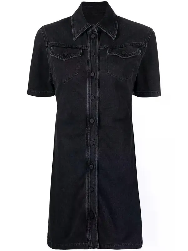 Off-White Denim Shirt Dress