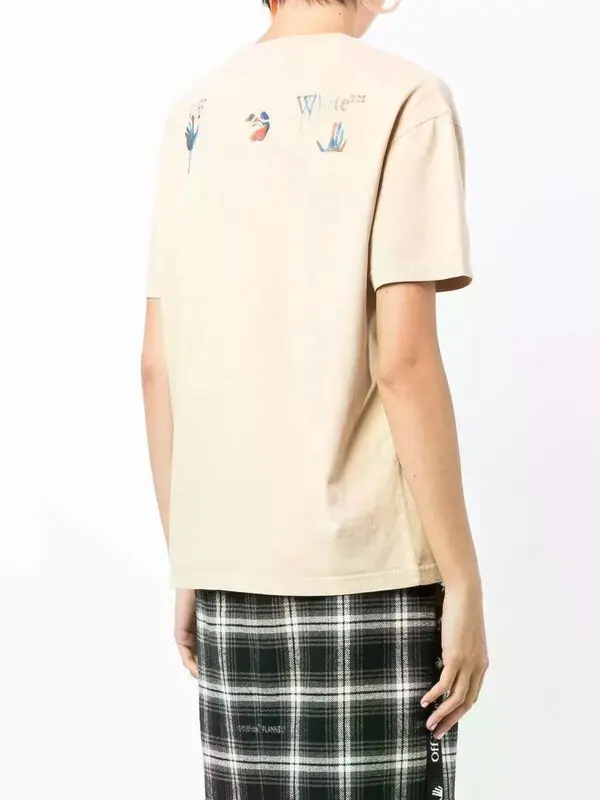 Off-White Logo-print Cotton T-shirt