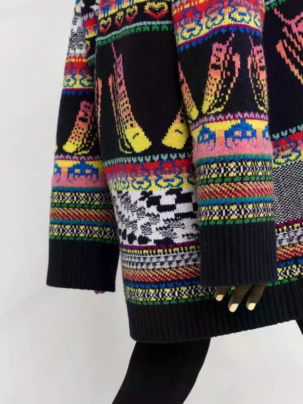 Stella McCartney Oversized Intarsia Knit Jumper