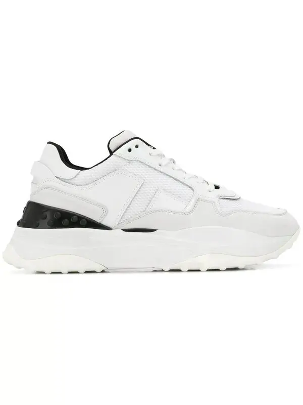 TOD'S Flatform Lace-up Sneakers - White