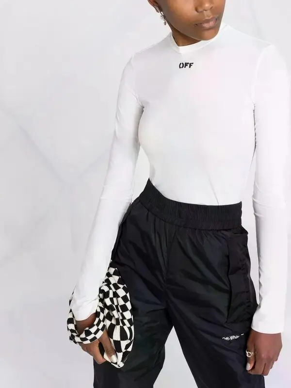 Off-White Logo Stamp Second-skin Top