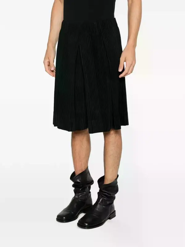 Issey Miyake Pleated Shorts - Black
