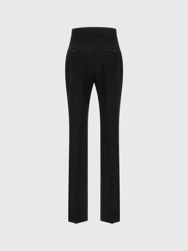 TOM FORD Skinny Wool Trousers With Off-centre Closure