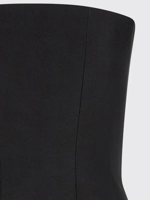 Khaite Stela Midi Dress In Wool And Silk