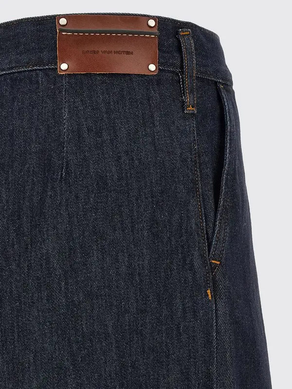 Dries Van Noten High-waisted Pleated Palazzo Jeans