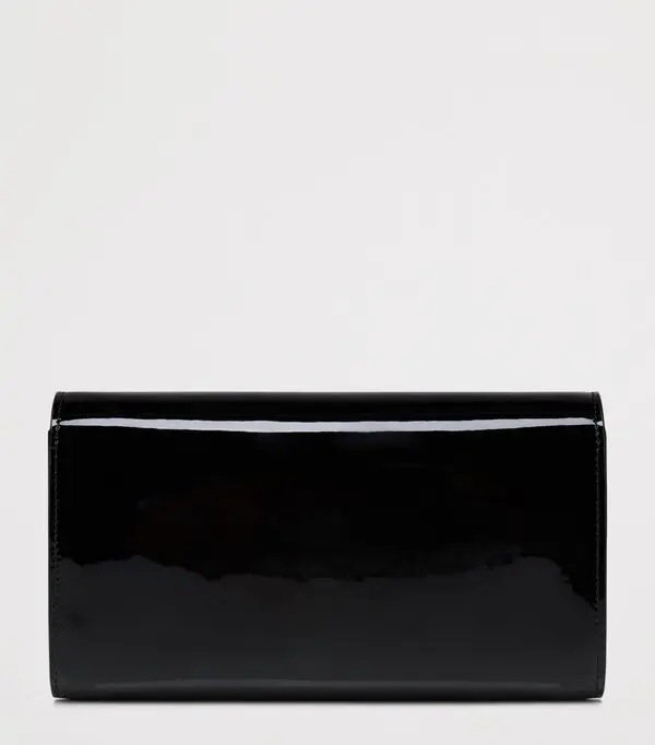 CHRISTIAN LOUBOUTIN Bettina Soft Patent Wallet-on-chain - Black