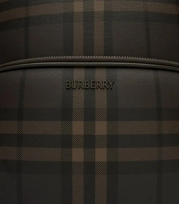 Burberry Canvas City Check Backpack