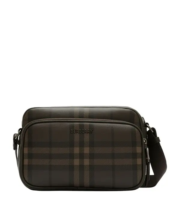 Burberry City Check Pocket Cross-body Bag - Brown