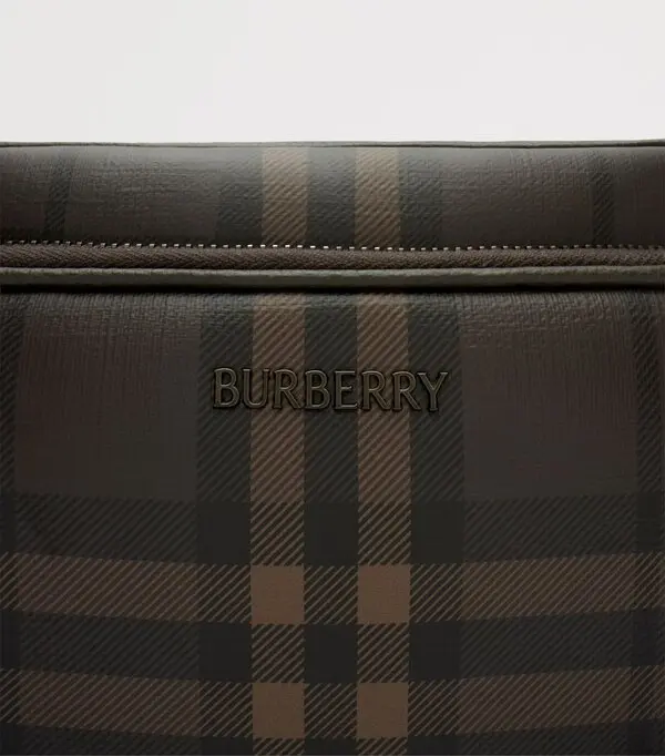 Burberry City Check Pocket Cross-body Bag - Brown