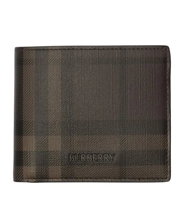 Burberry City Check Bifold Wallet - Brown