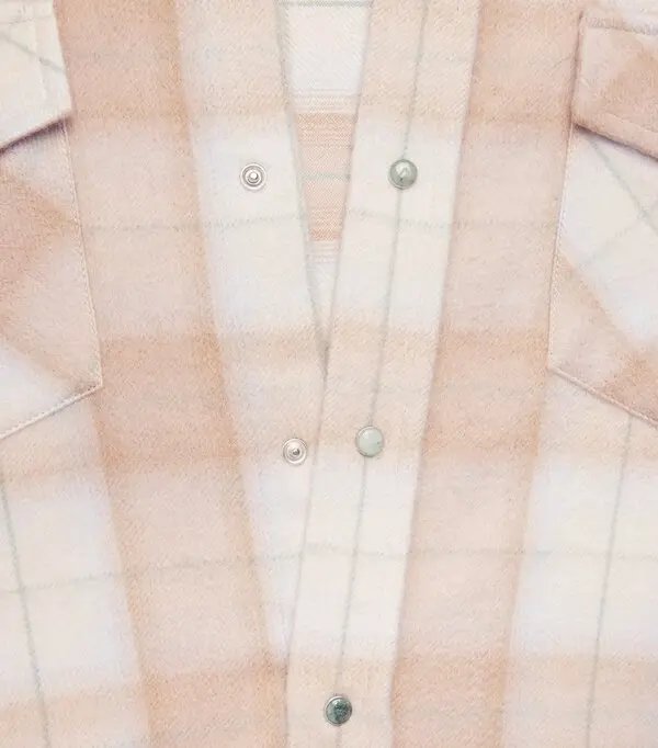 GOD'S TRUE CASHMERE Cashmere Tartan Overshirt