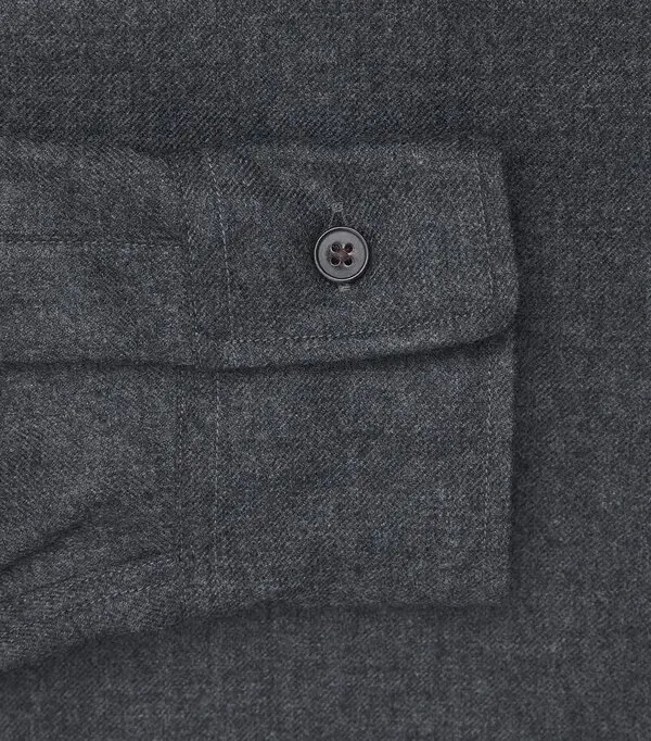 Auralee Wool Flannel Shirt
