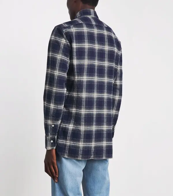 BARBA NAPOLI Cotton Check Shirt