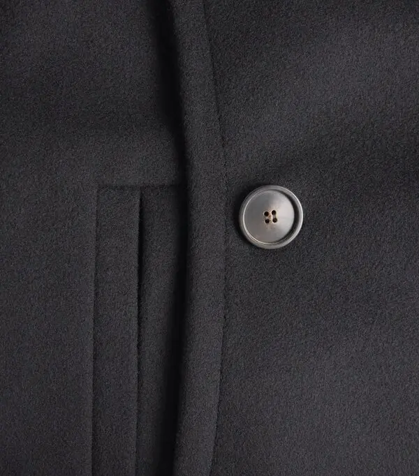 7 For All Mankind Wool-blend Double-breasted Fitted Blazer