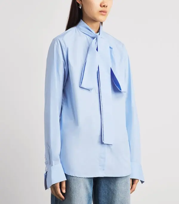 7 For All Mankind Cotton Tie-detail Shirt