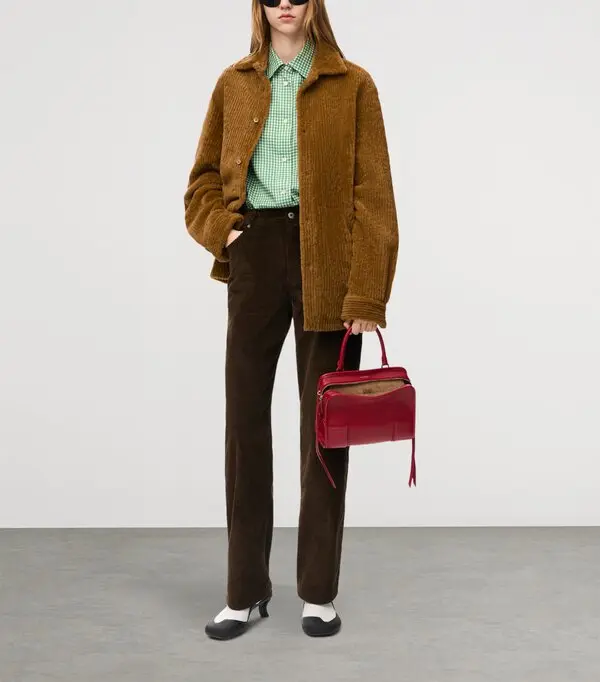 Loewe Corduroy Merino Shearling Overshirt