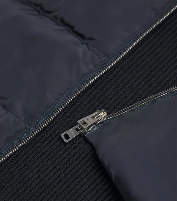 Herno Down Merino Wool Hybrid Jacket