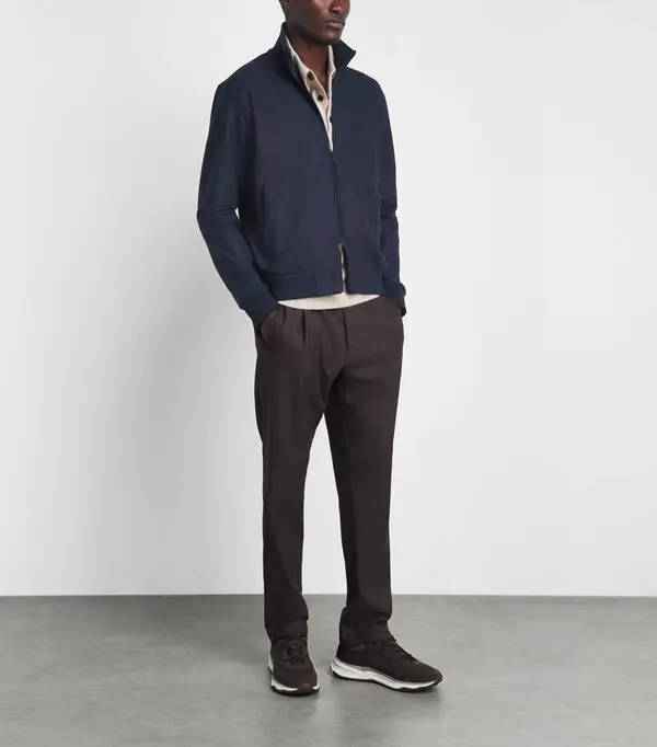 Herno Knitted Bomber Jacket