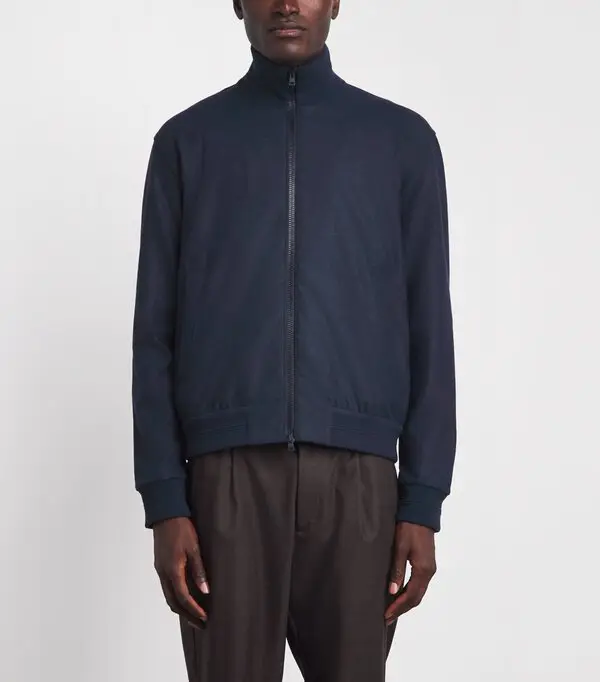 Herno Knitted Bomber Jacket
