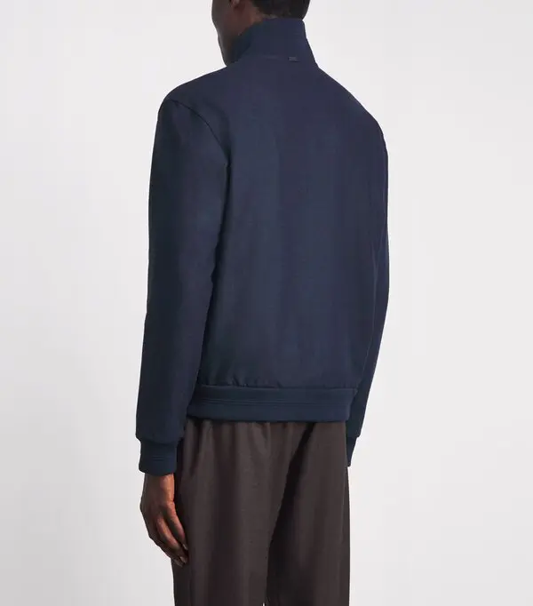 Herno Knitted Bomber Jacket