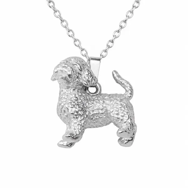 SIMON KEMP JEWELLERS Cockapoo Pendant In Solid Sterling Recycled - Silver