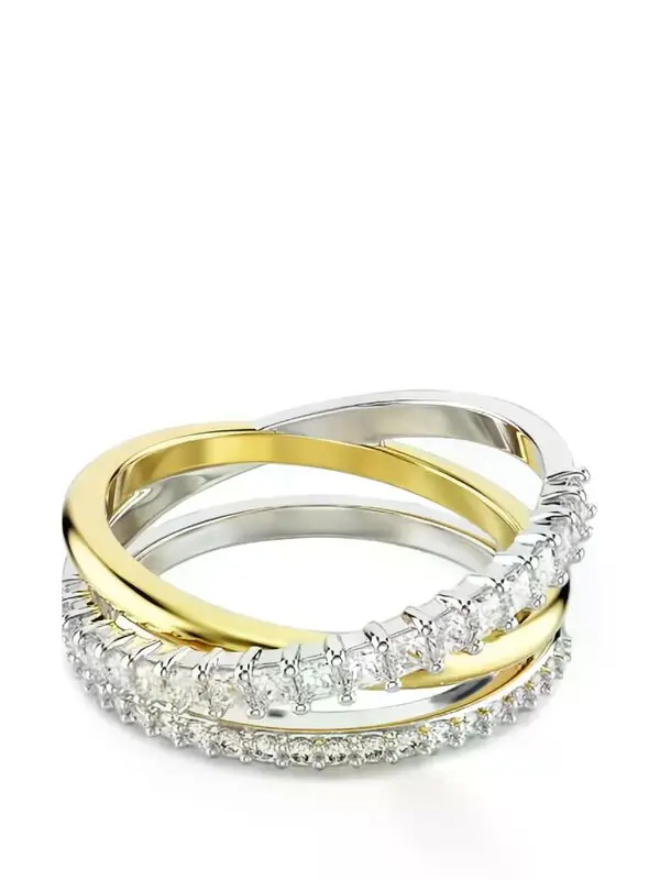 SWAROVSKI Hyperbola Crystal-embellished Crossover Rings