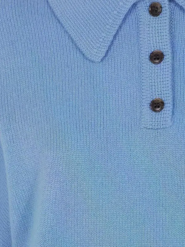 LISA YANG Polo-collar Cashmere Sweater
