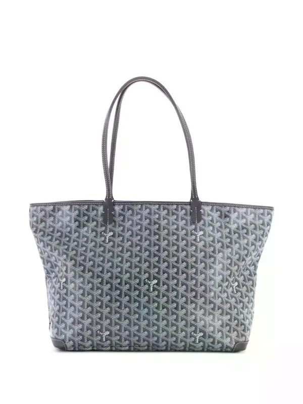 Goyard Artois Tote Coated Canvas Mm Shoulder Bag - Grey