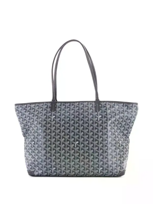 Goyard Artois Tote Coated Canvas Mm Shoulder Bag - Grey