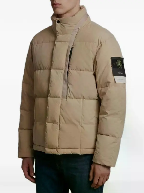 Stone Island Quilted Hooded Jacket