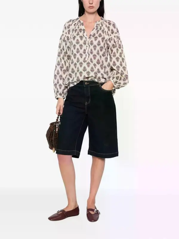 MAISON123 Danica Paisley-print Blouse