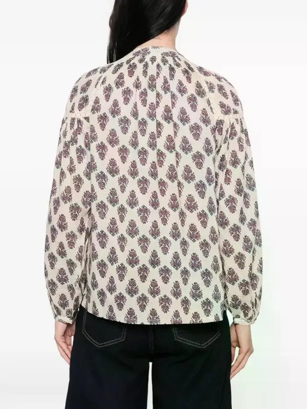 MAISON123 Danica Paisley-print Blouse