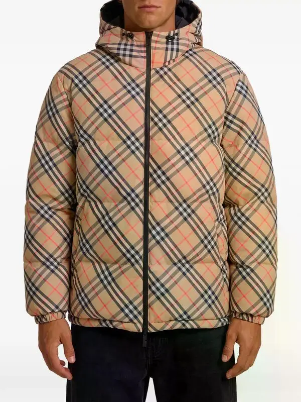 Burberry Reversible Snowdonia Check Down Jacket