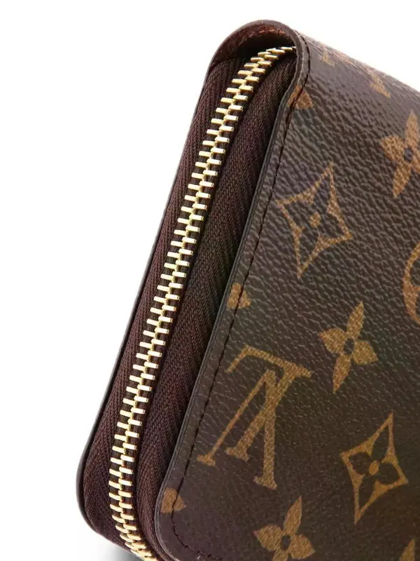 LOUIS VUITTON Zippy Wallet Monogram Canvas Small Wallets