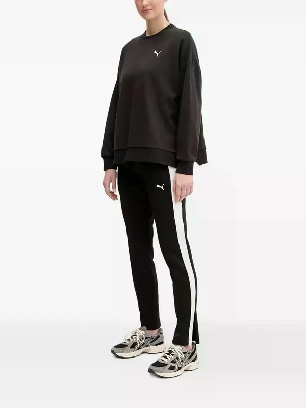 PUMA Logo-embroidered Drop-shoulder Sweater