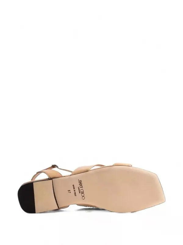 JIMMY CHOO Ayla Leather Sandals