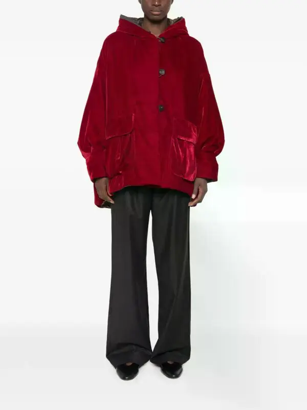 VIRGINIA BIZZI Reversible Hooded Jacket