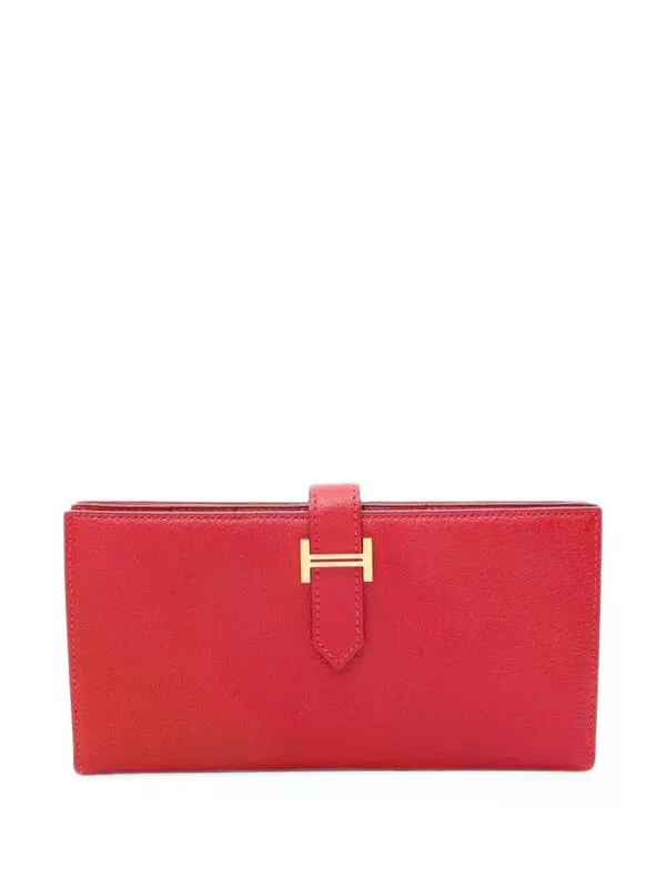 Hermès 2014 Bearn Souffle Bi-fold Wallet