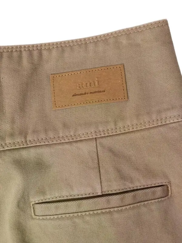 AMI Paris Belted Wrap-waist Jeans