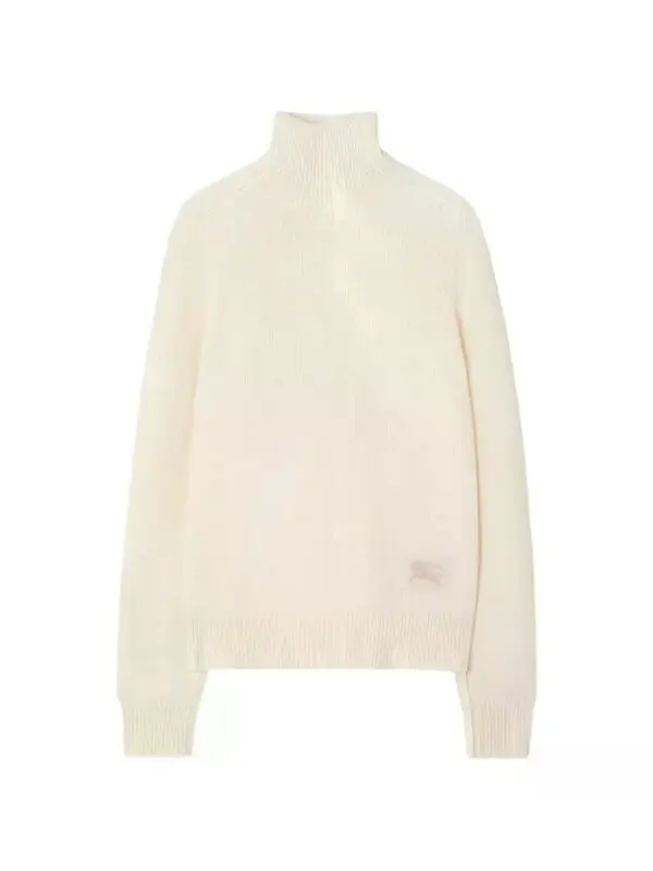 Burberry Cashmere Turtleneck Sweater - Neutrals