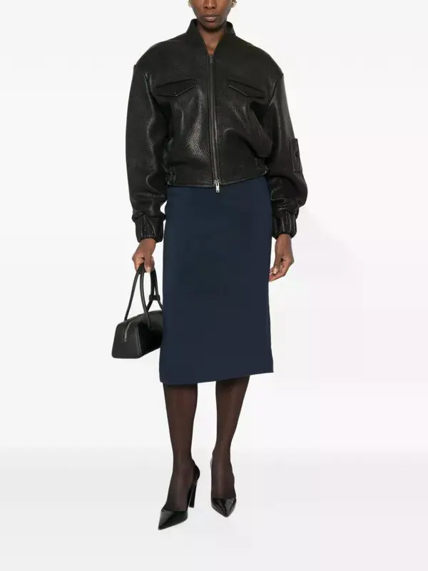 OTTOD'AME Pencil Midi Skirt - Blue
