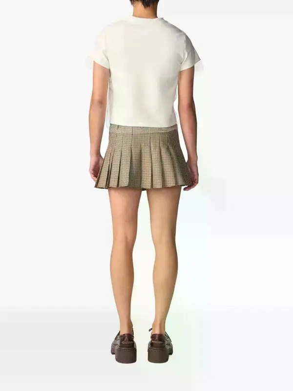 Monse Pleated Belted Mini Skirt
