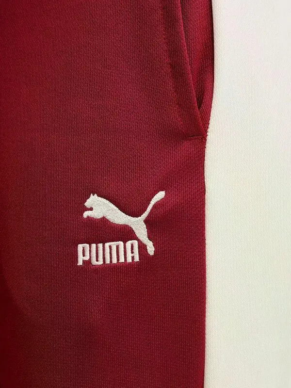 PUMA T7 Logo Embroidered Track Pants