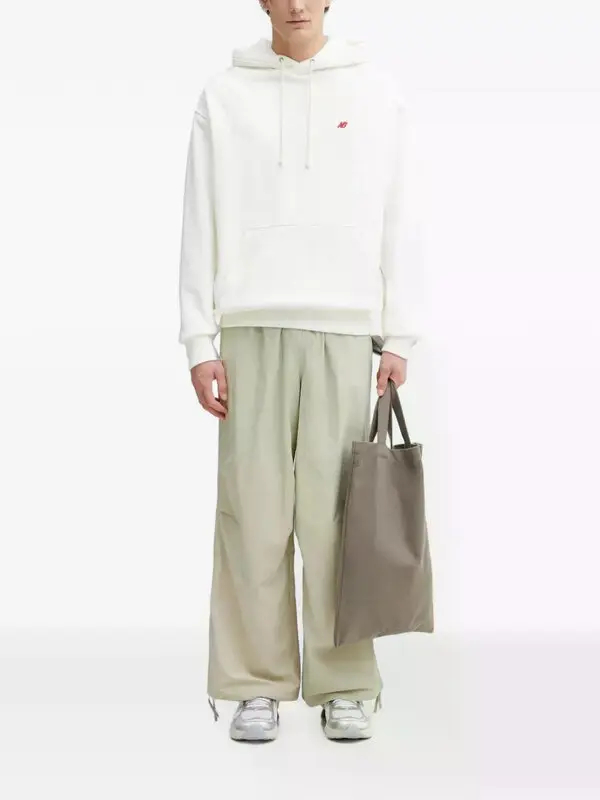 PUMA Wardrobe Essentials Logo-embroidered Drawstring Wide-leg Trousers