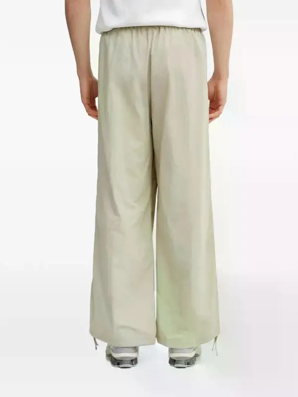 PUMA Wardrobe Essentials Logo-embroidered Drawstring Wide-leg Trousers